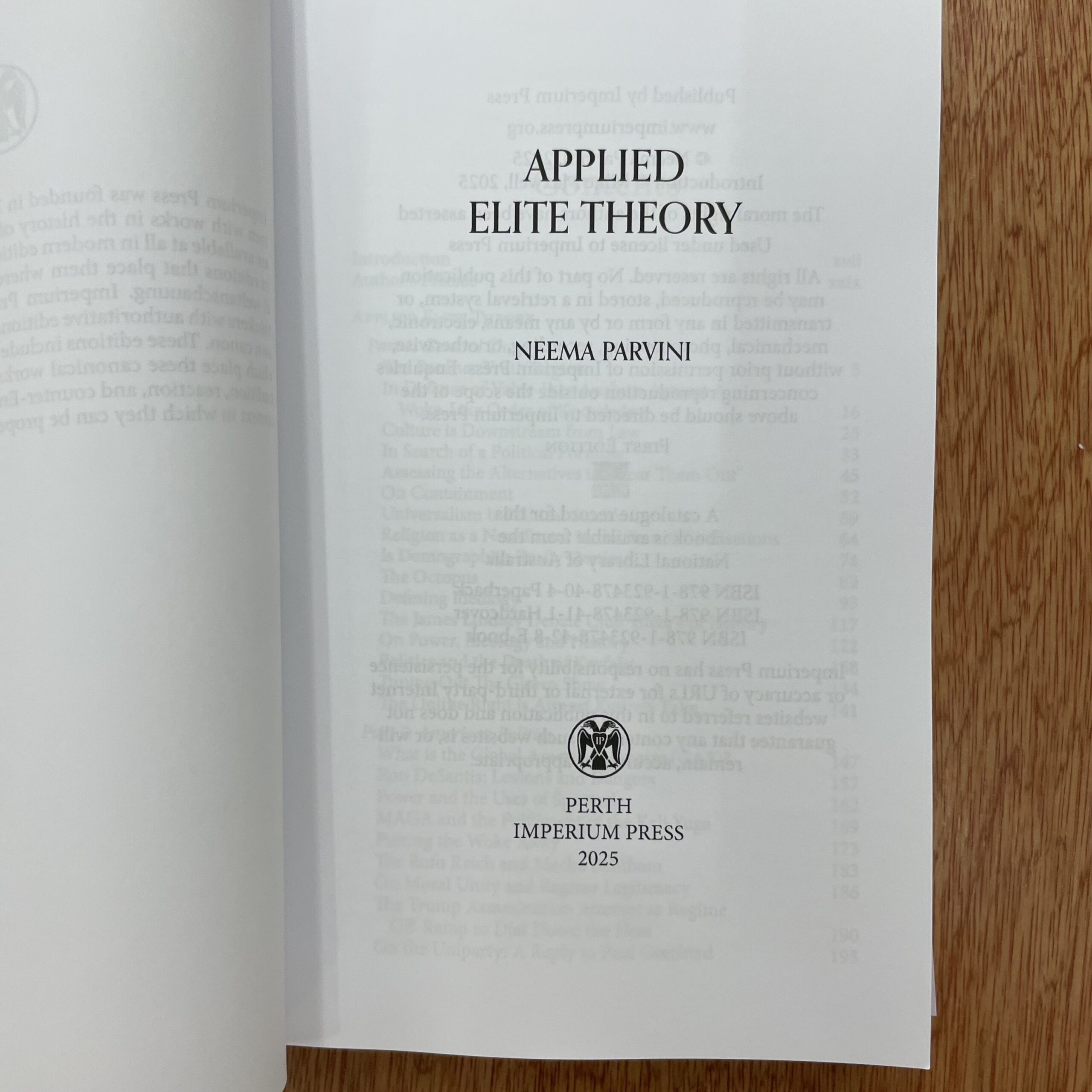 Applied Elite Theory by Neema Parvini » Verdurin